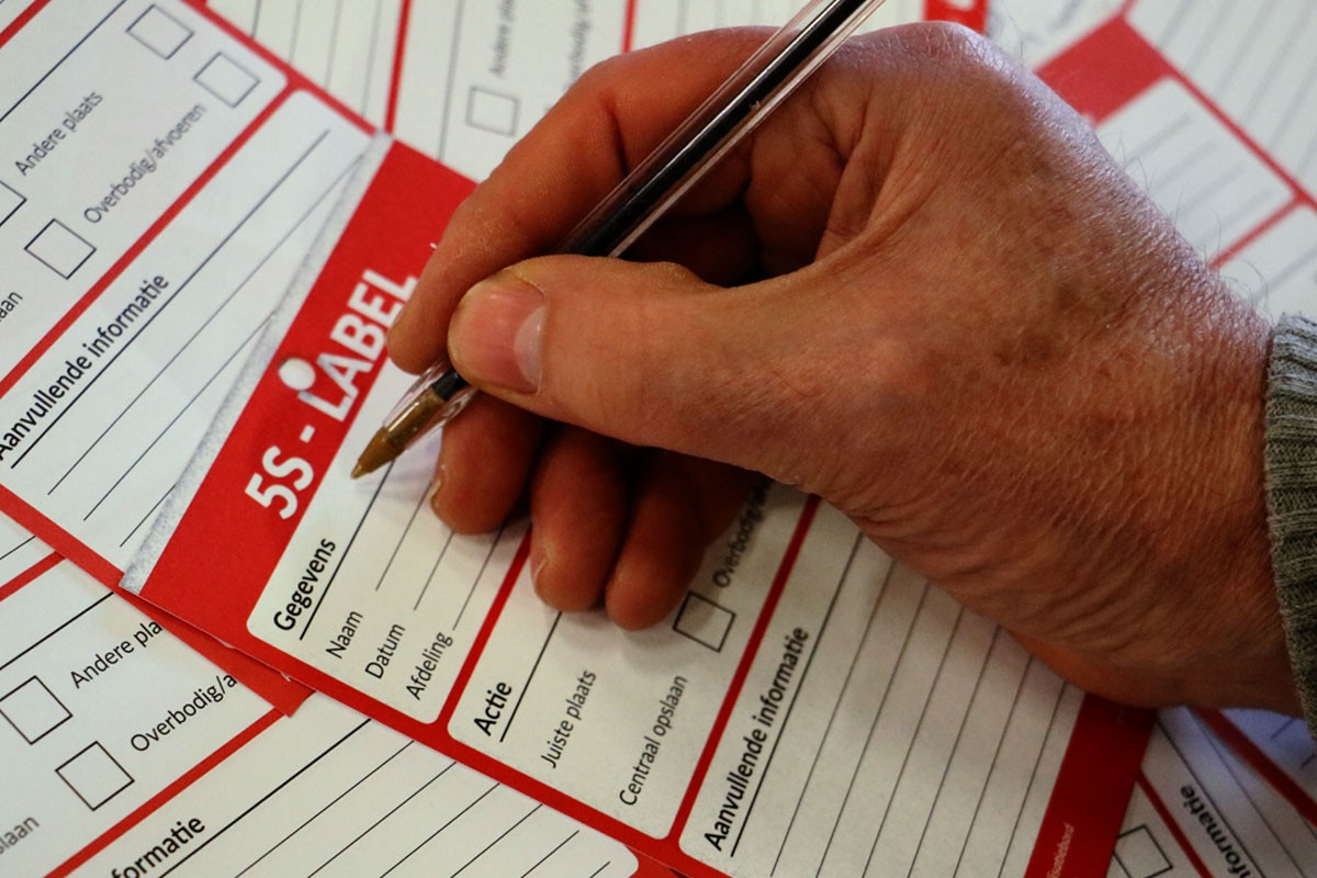 5S Red Tag Zone - set 6 (18m2) - Visual Workplace B.V.