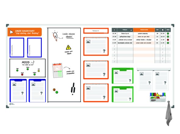 Dagstart magneten (set) - Visual Workplace B.V.