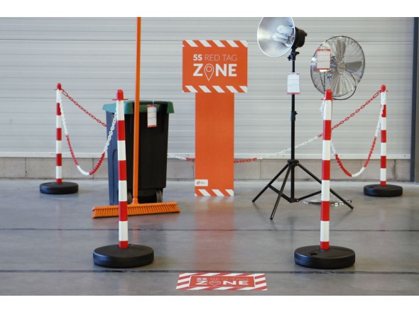 5S Red Tag Zone - set 4 (7m2) - Visual Workplace B.V.